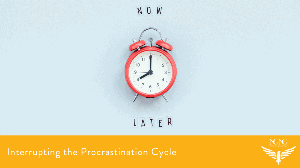 Interrupting the Procrastination Cycle